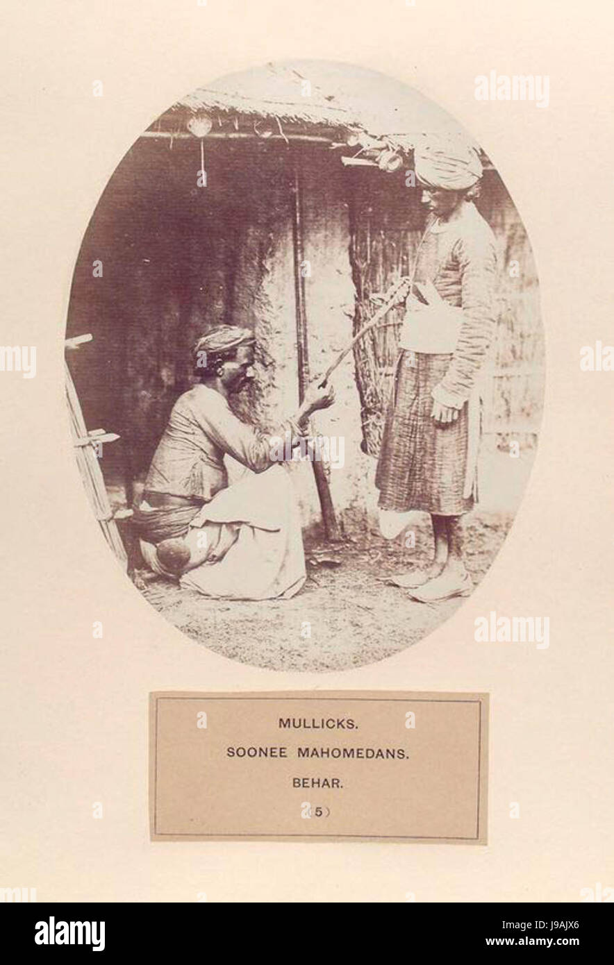 The People Of India 1868 Mullicks Stock Photo - Alamy