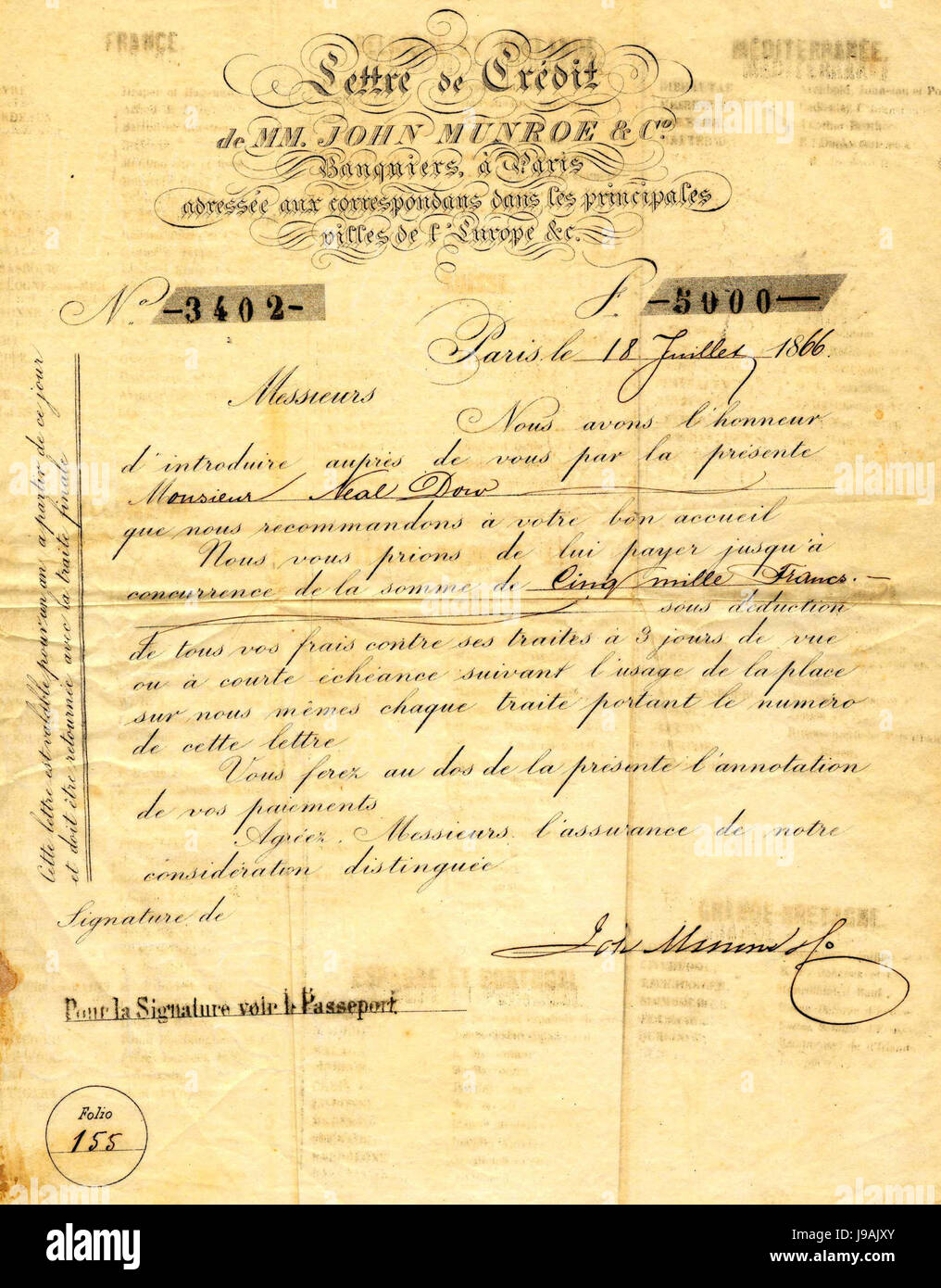 Letter of credit hi-res stock photography and images - Alamy