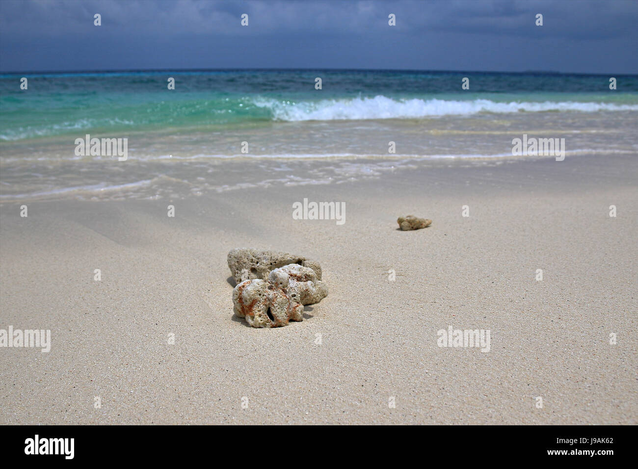 Blue Ocean seen from the beach of Ukulhas, Maldives Stock Photo - Alamy