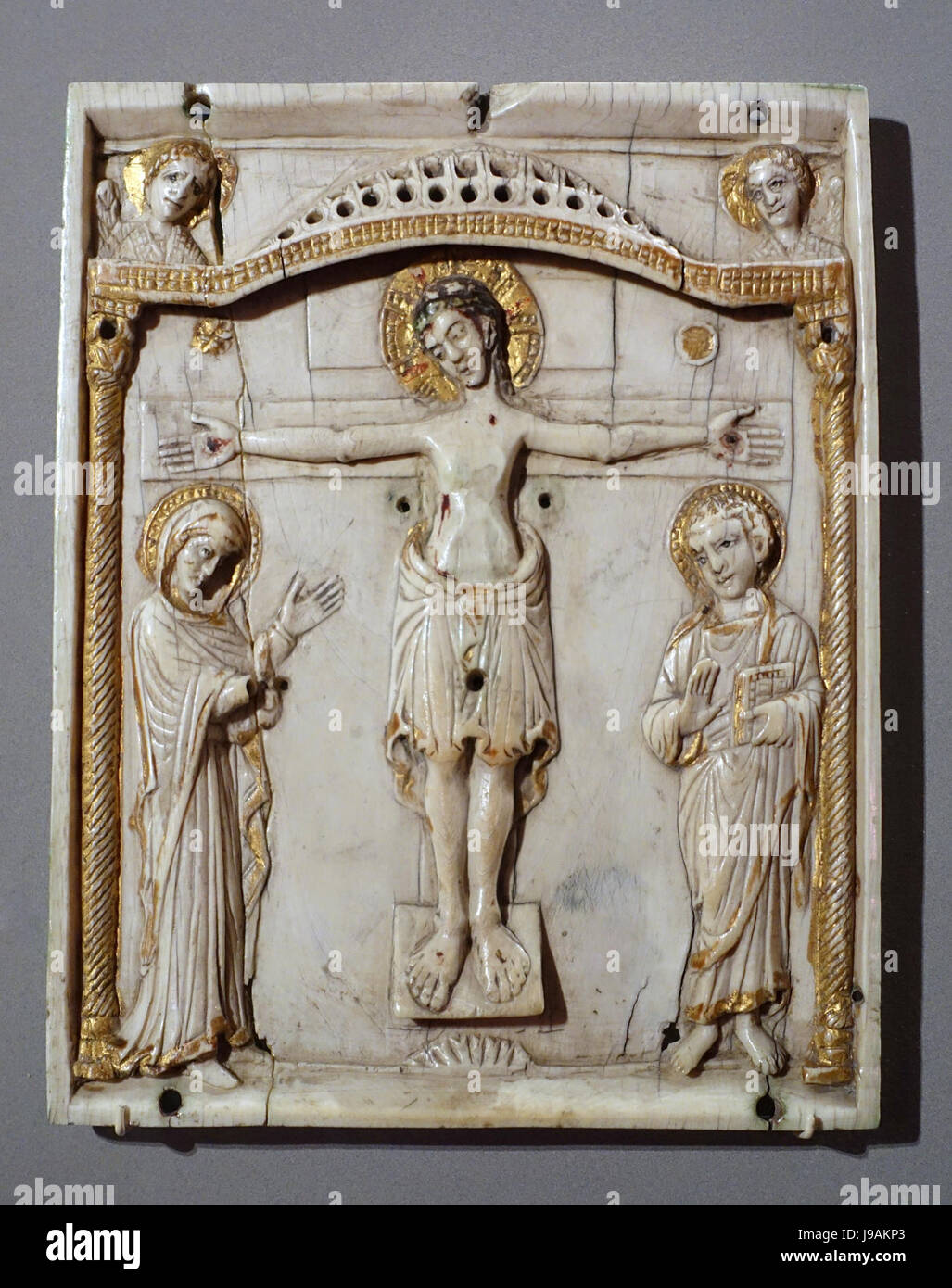 Relief with the Crucifixion, Eastern Roman Empire, 10th century, ivory Bode Museum DSC03510 ...