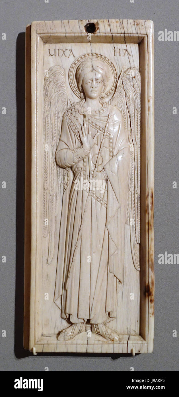 Relief panel with the Archangel Michael, Constantinople, 11th century ...