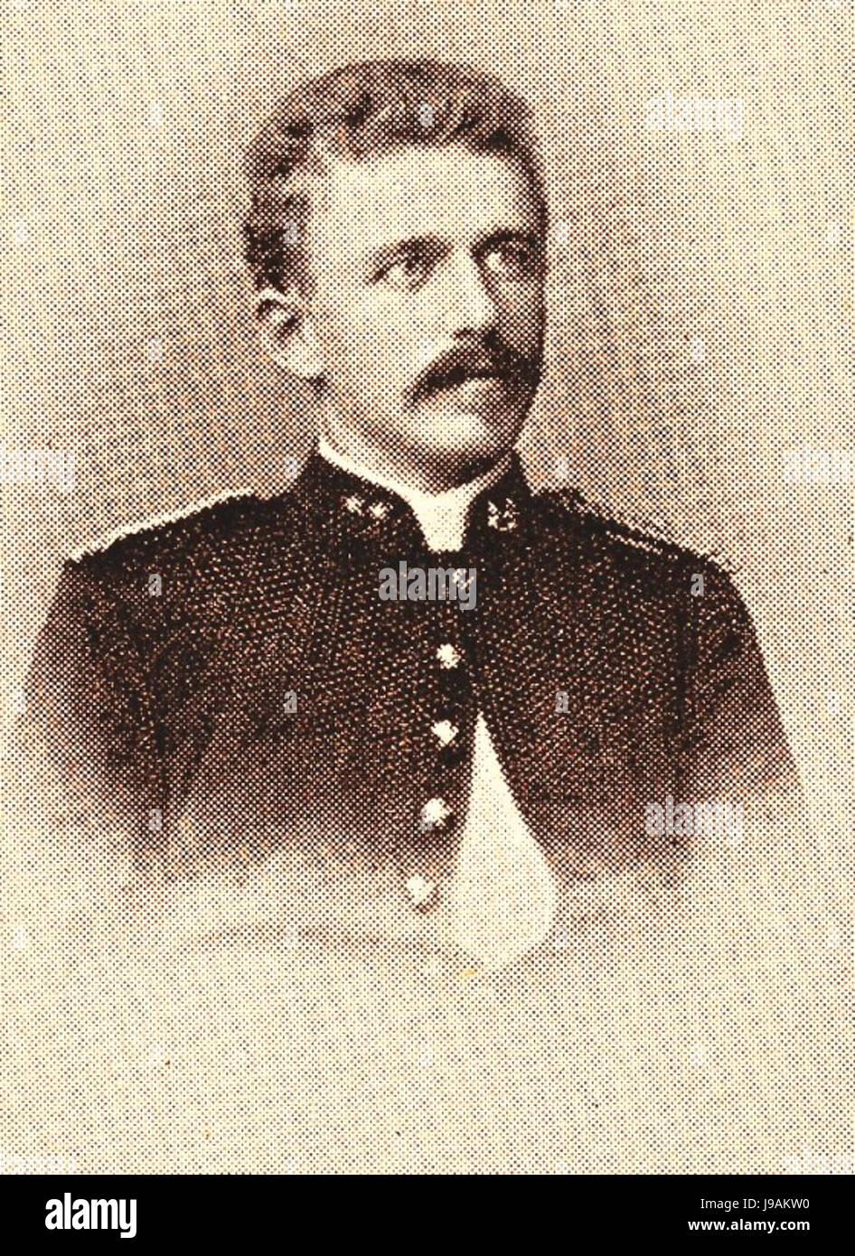 Witzenburg, H. van. Eerste luitenant der artillerie Stock Photo - Alamy