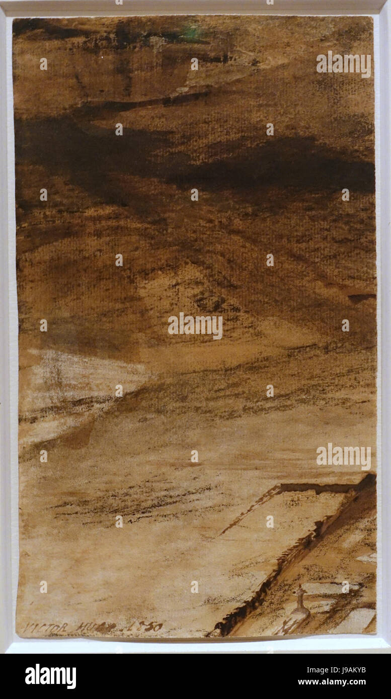 Untitled by Victor Hugo, 1850, ink and wash Museum Berggruen DSC03805 ...