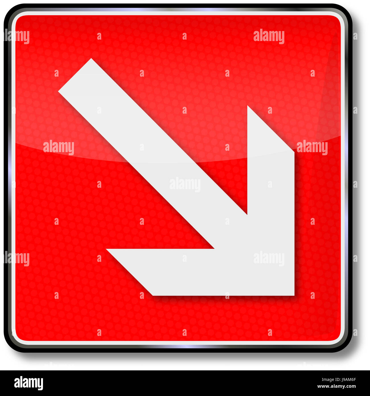 fire safety signs right arrow Stock Photo - Alamy