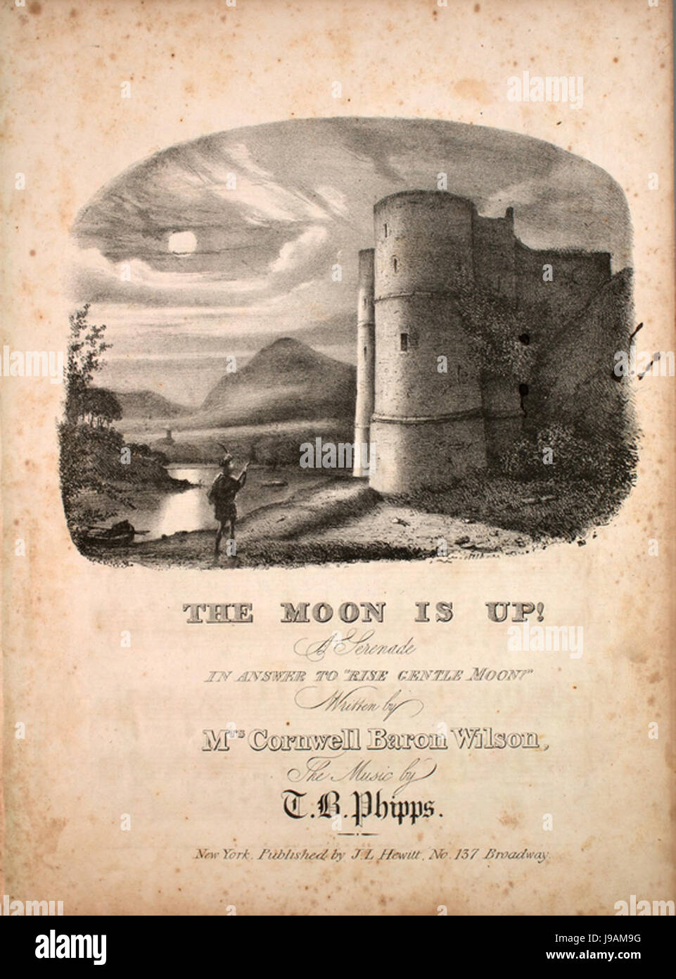 The Moon is Up Stock Photo - Alamy