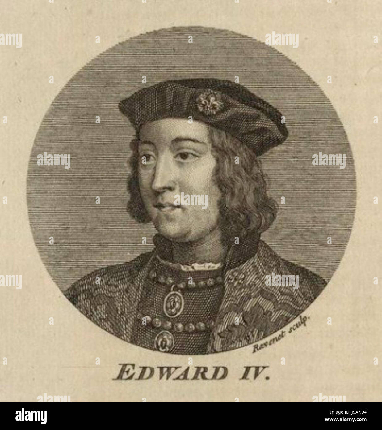 Ravenet Edward IV Stock Photo - Alamy