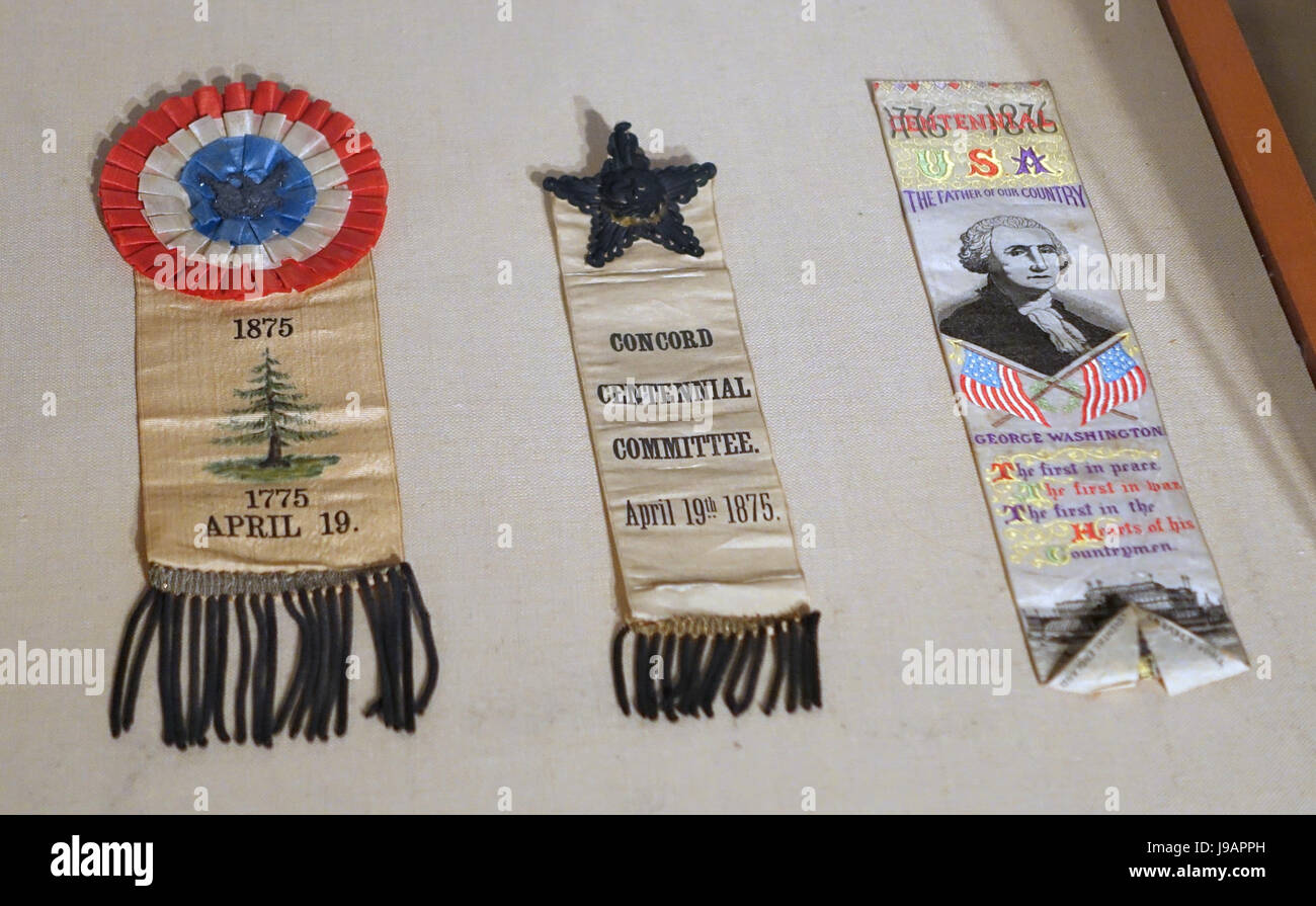 Ribbons, Grand Centennial Military and Civic Ball, Concord, April 19 ...
