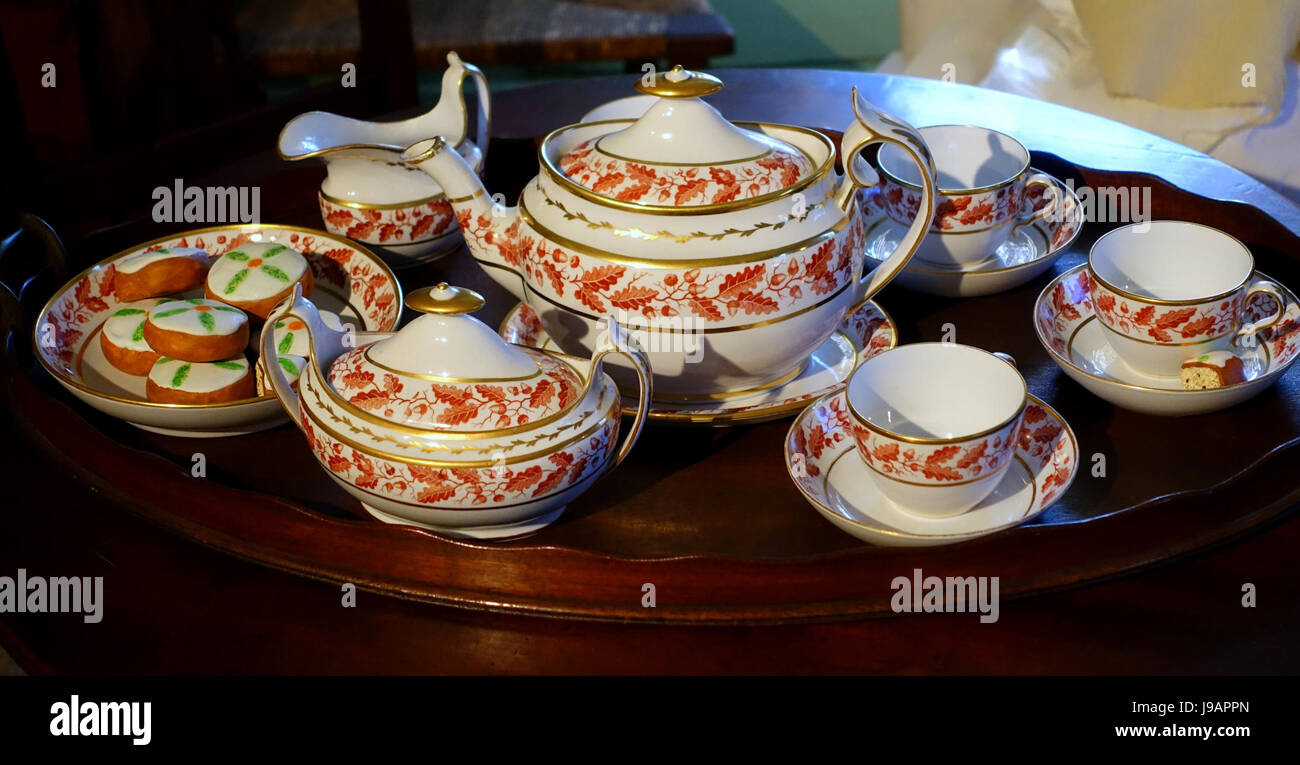 Tea service, Barr, Flight and Barr, Worcester, England, c. 1808 ...