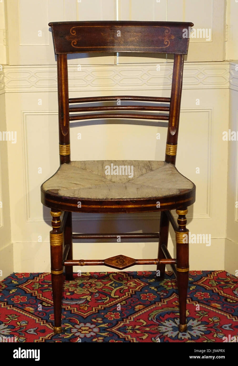 Side chair, eastern Massachusetts, c. 1810, birch and painted wood ...