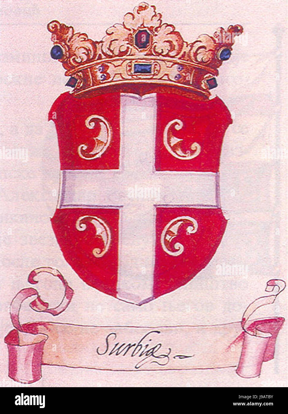 Serbian coat of arms hi-res stock photography and images - Alamy