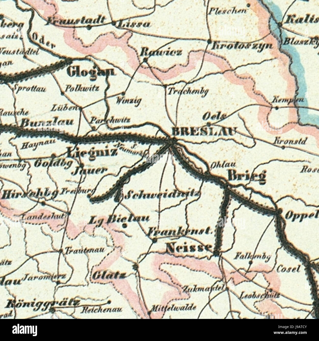 Map of wroclaw hi-res stock photography and images - Alamy