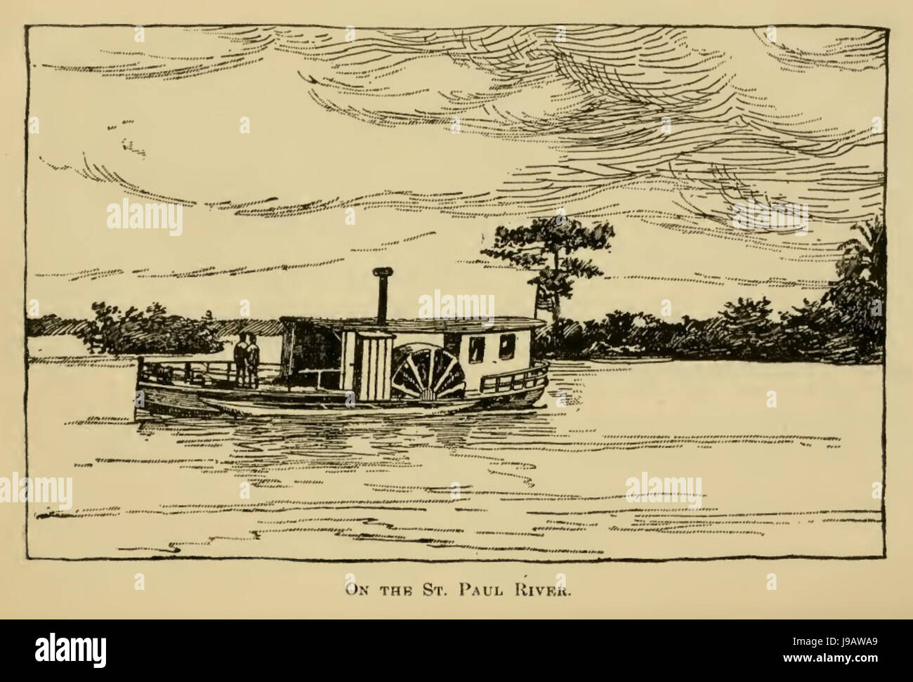 SMITH(1893) 15 On the St. Paul River Stock Photo - Alamy