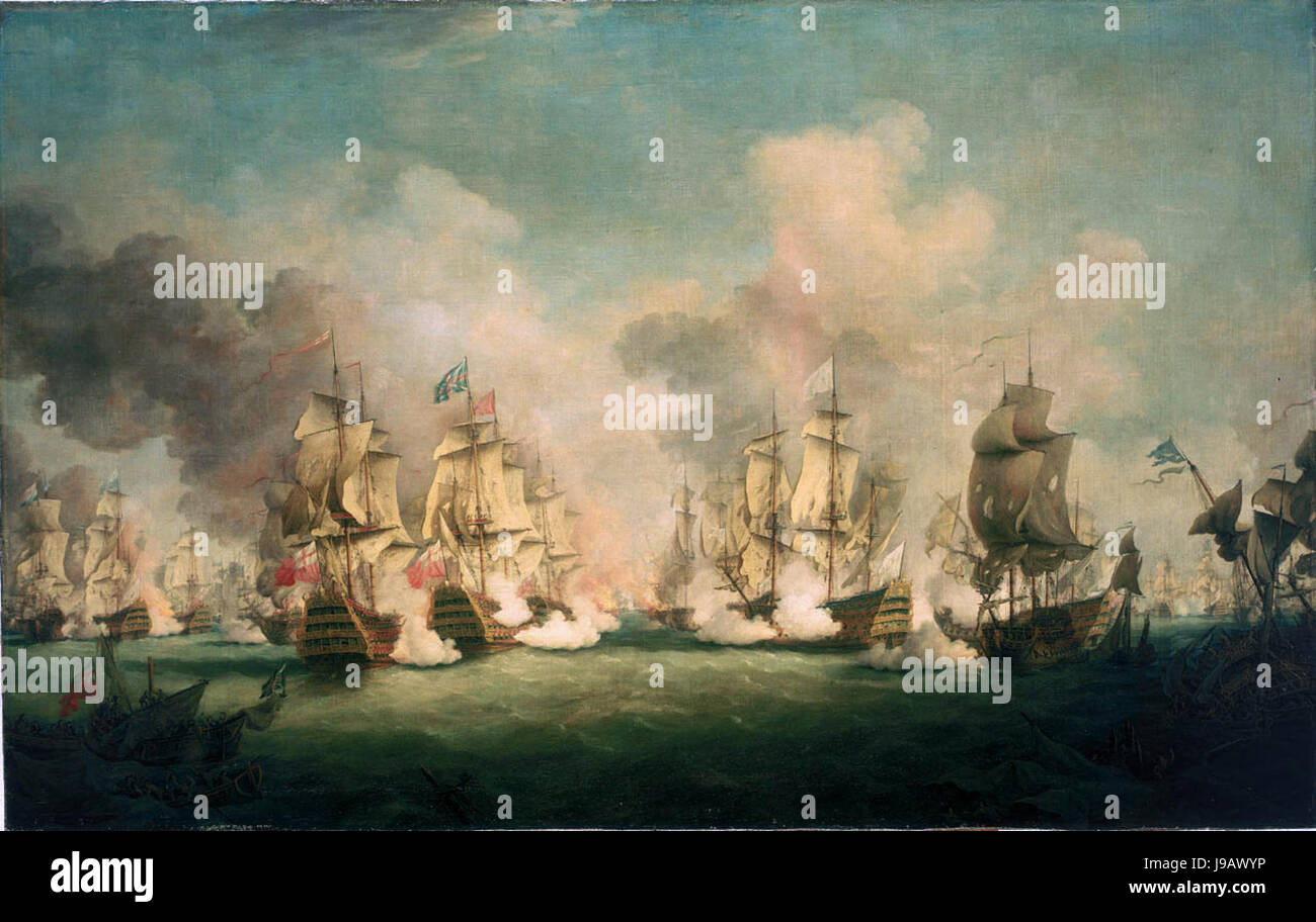 Paton, Battle of Barfleur Stock Photo - Alamy