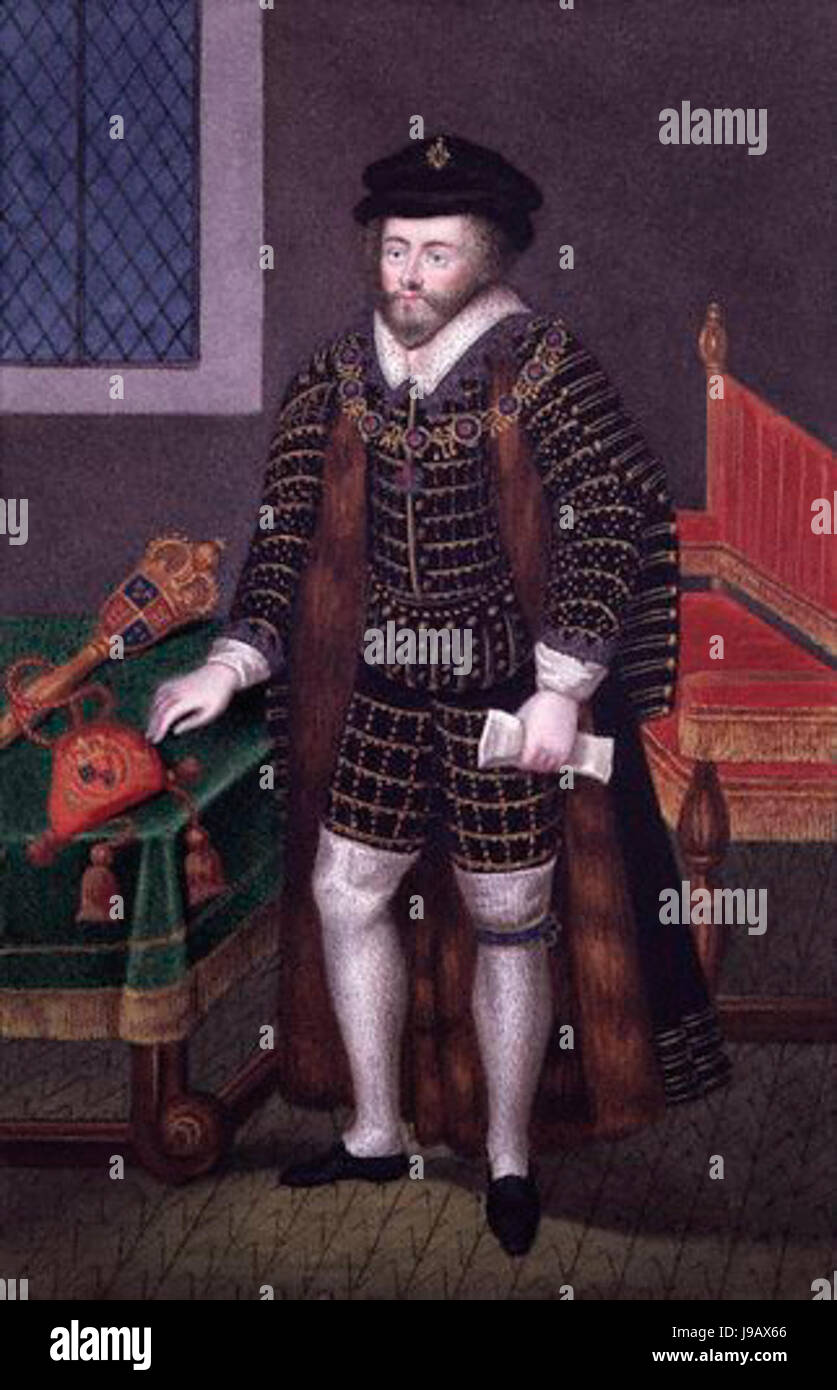 Sir Christopher Hatton by Sylvester Harding Stock Photo - Alamy