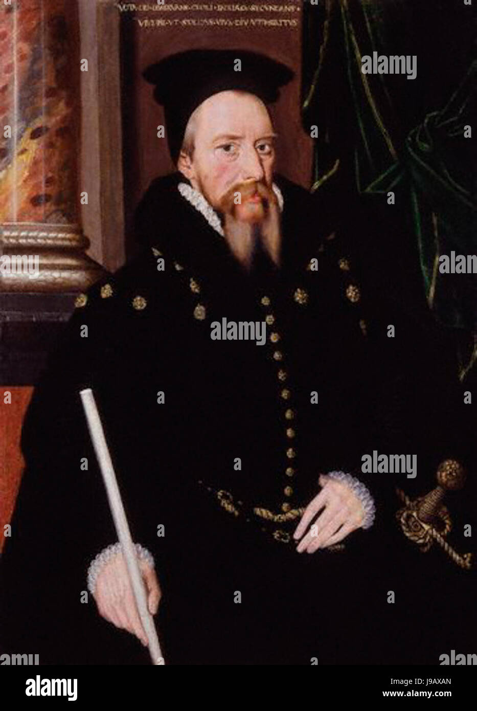 William Cecil Lord Burghley 1571 Stock Photo - Alamy
