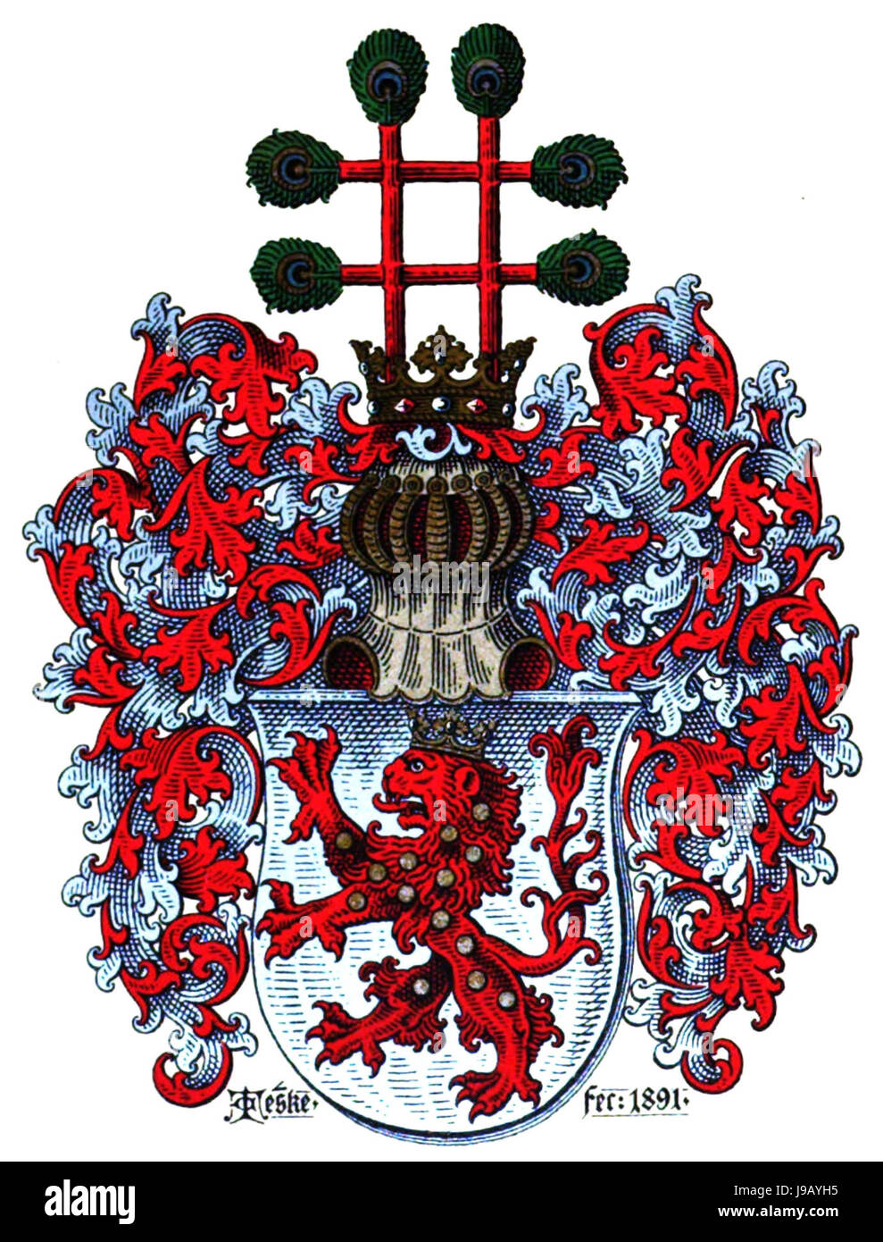 Wappen von pentz Stock Photo - Alamy