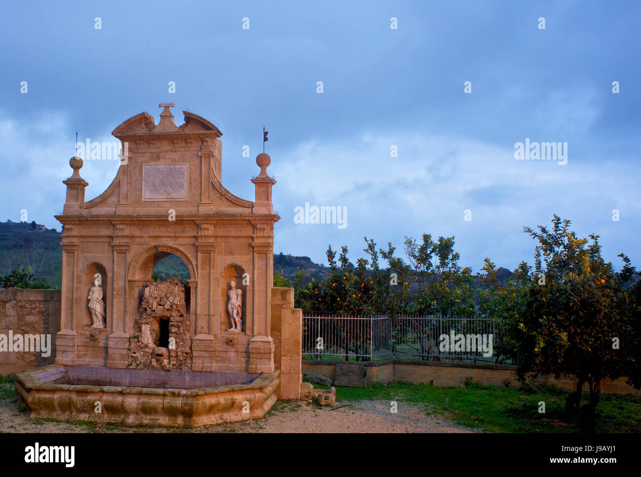 art, baroque, fountain, style of construction, architecture ...