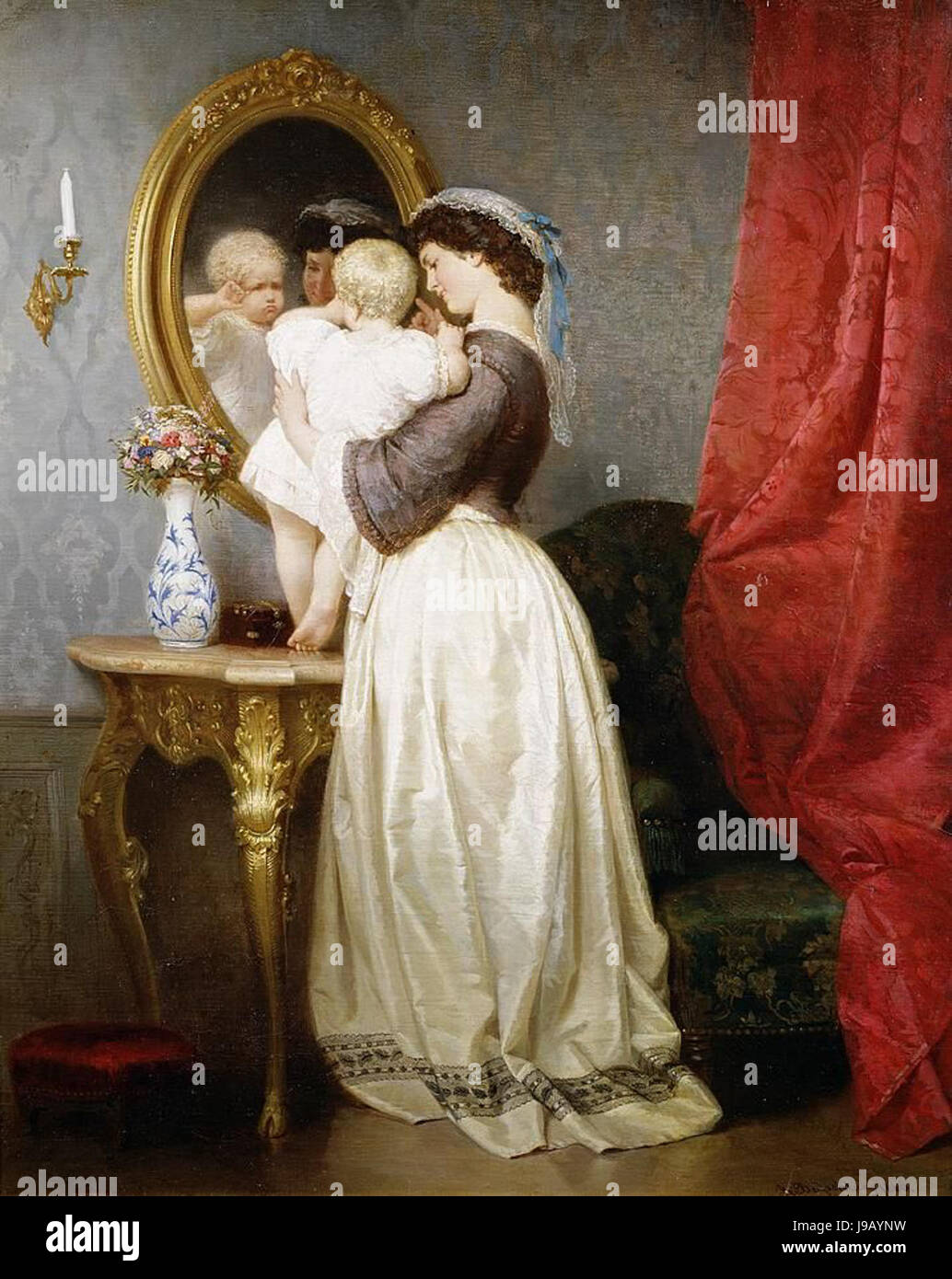 Robert Beyschlag Reflections Of Maternal Love Stock Photo - Alamy