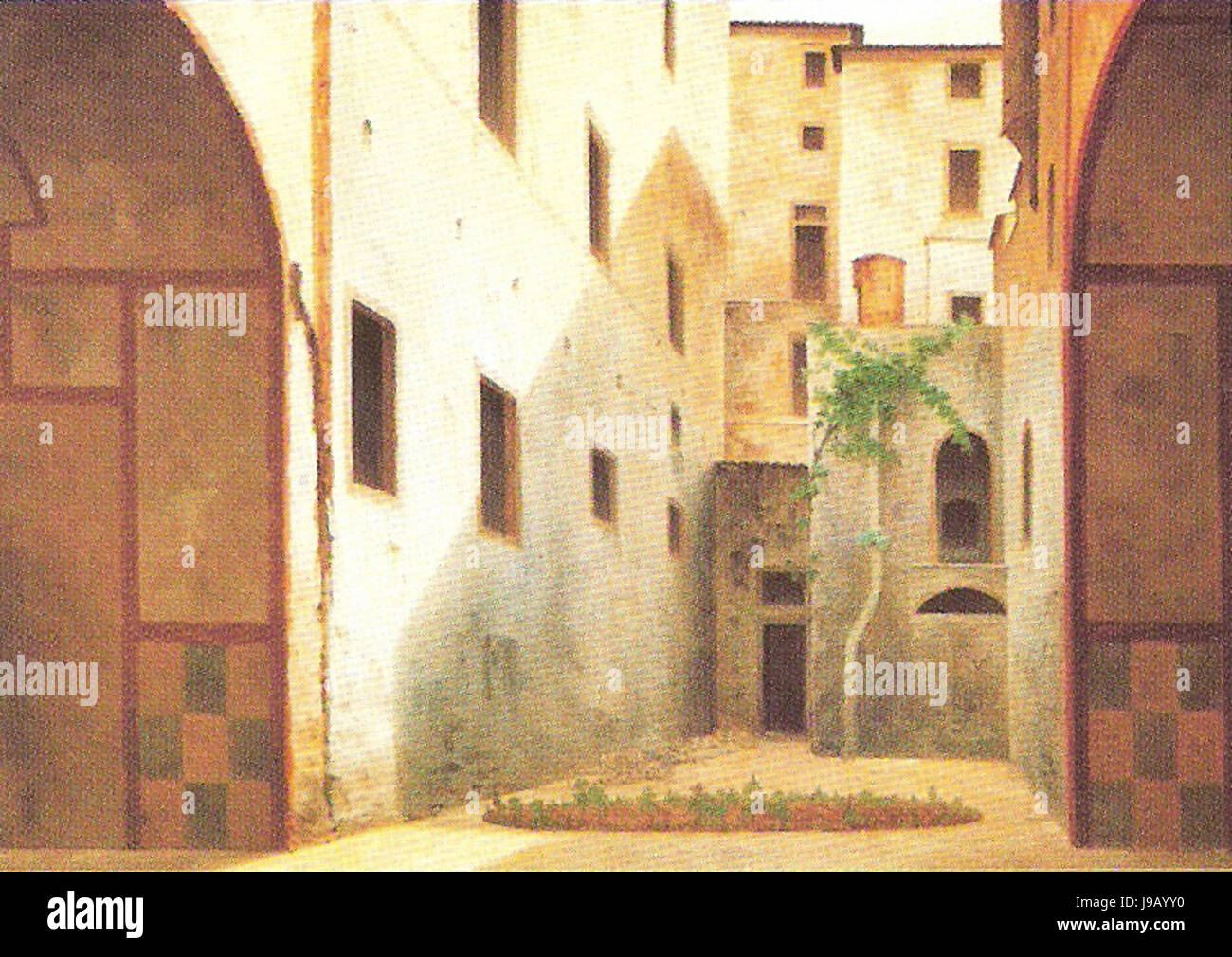 View of Ancient Florence by Fabio Borbottoni 1820 1902 (36 Stock Photo ...