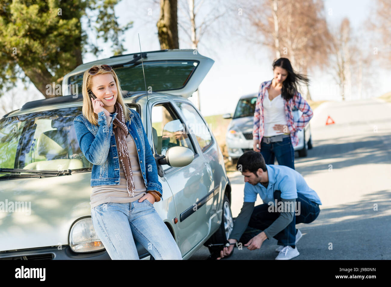woman, women, traffic, transportation, car, automobile, vehicle, means ...