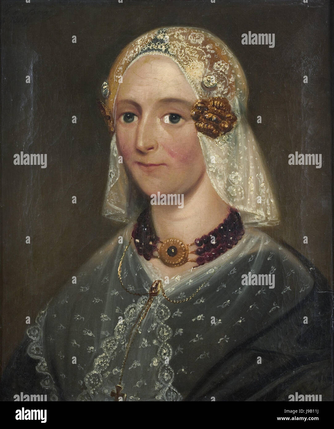 Otto de Boer Portret van Houkje Overmeer Stock Photo - Alamy