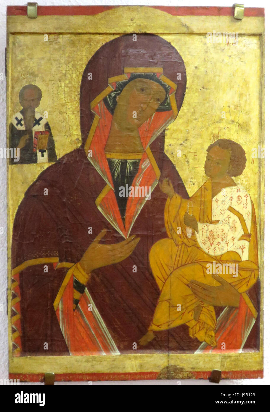 Our Lady Hodegetria with St. Basil, 1527, Arkhangelsk Regional Museum ...