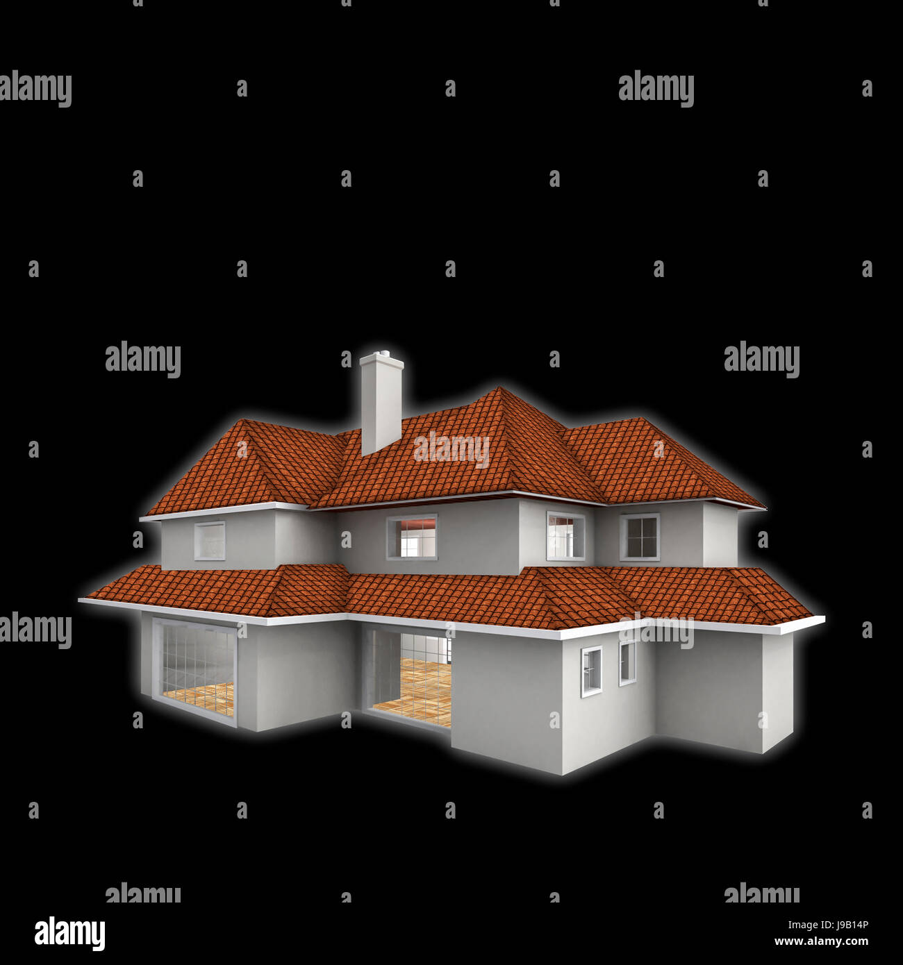 3d architecture model illustration hi-res stock photography and images ...