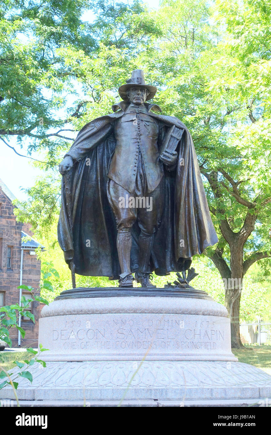 The Puritan by Augustus Saint Gaudens Springfield, Massachusetts ...