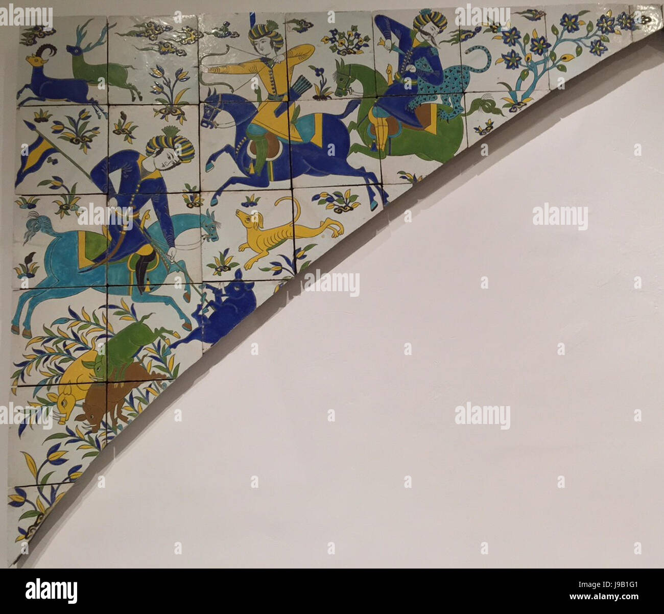 Safavid tilework MKG Hamburg Stock Photo - Alamy