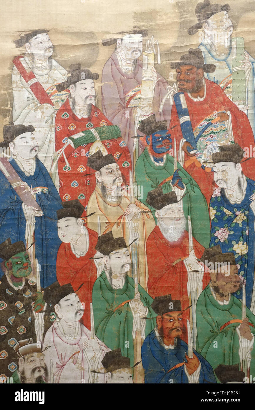 Painting, 1 of 8 Sichuan University Museum Chengdu, China DSC06229 ...