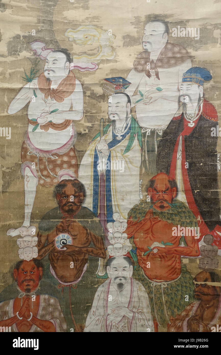 Painting, 6 of 8 Sichuan University Museum Chengdu, China DSC06236 ...