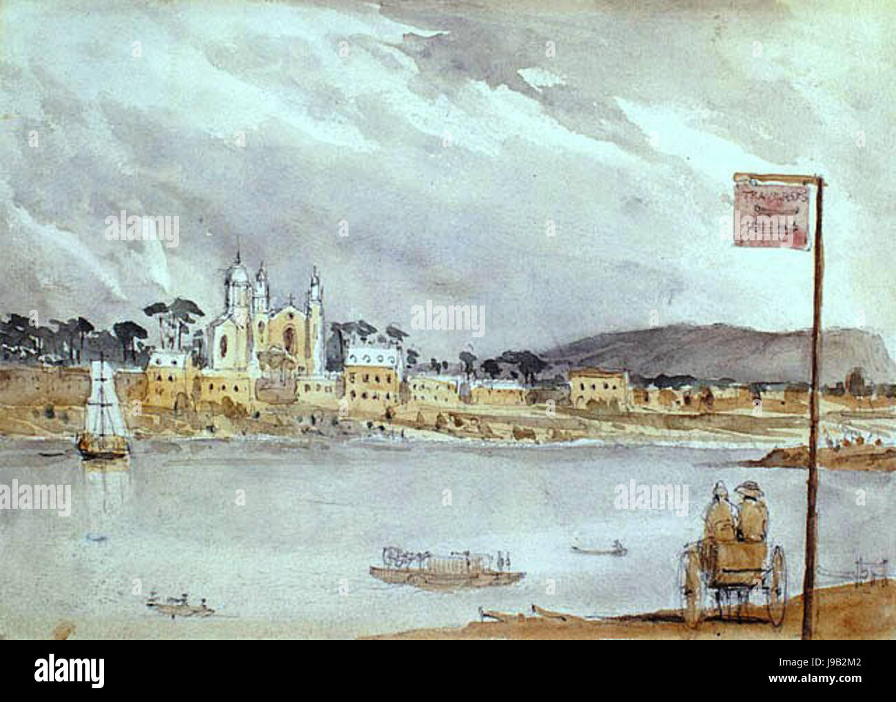 View of St. Denis Stock Photo - Alamy