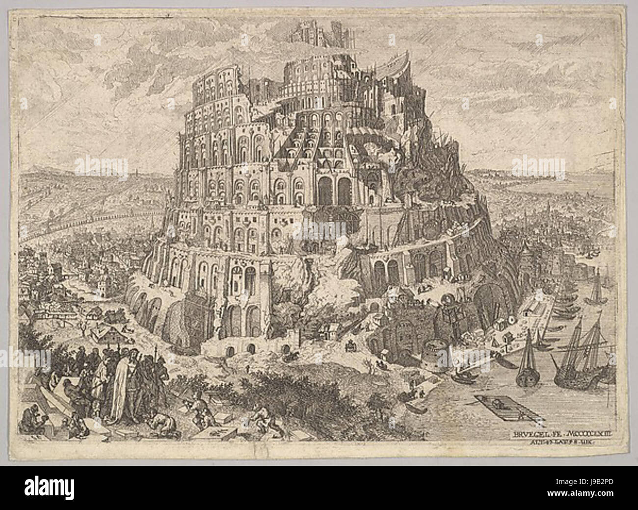 Tower babel biblical structure hi-res stock photography and images - Alamy