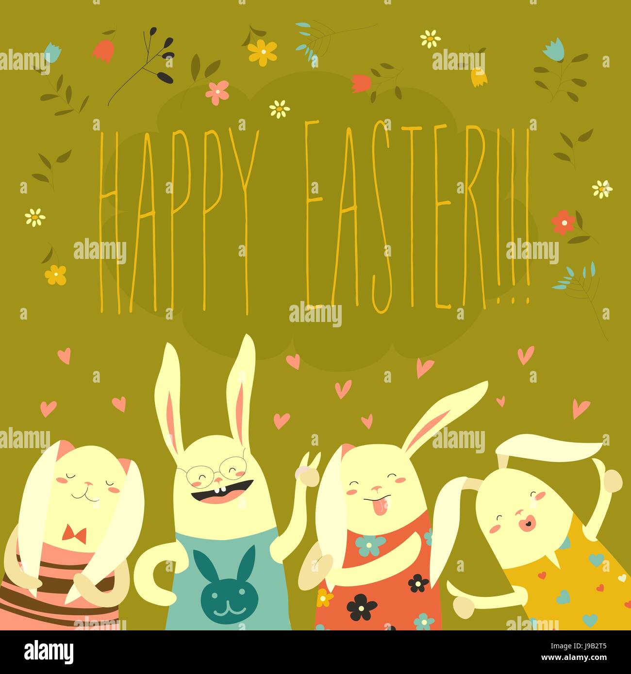 Funny bunnies hi-res stock photography and images - Alamy