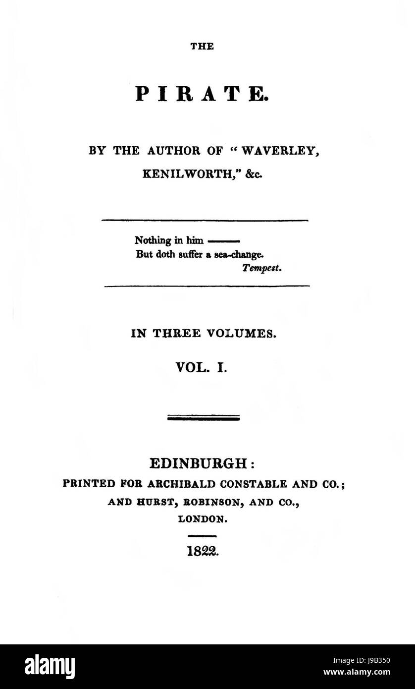 Pirate literature Black and White Stock Photos & Images - Alamy