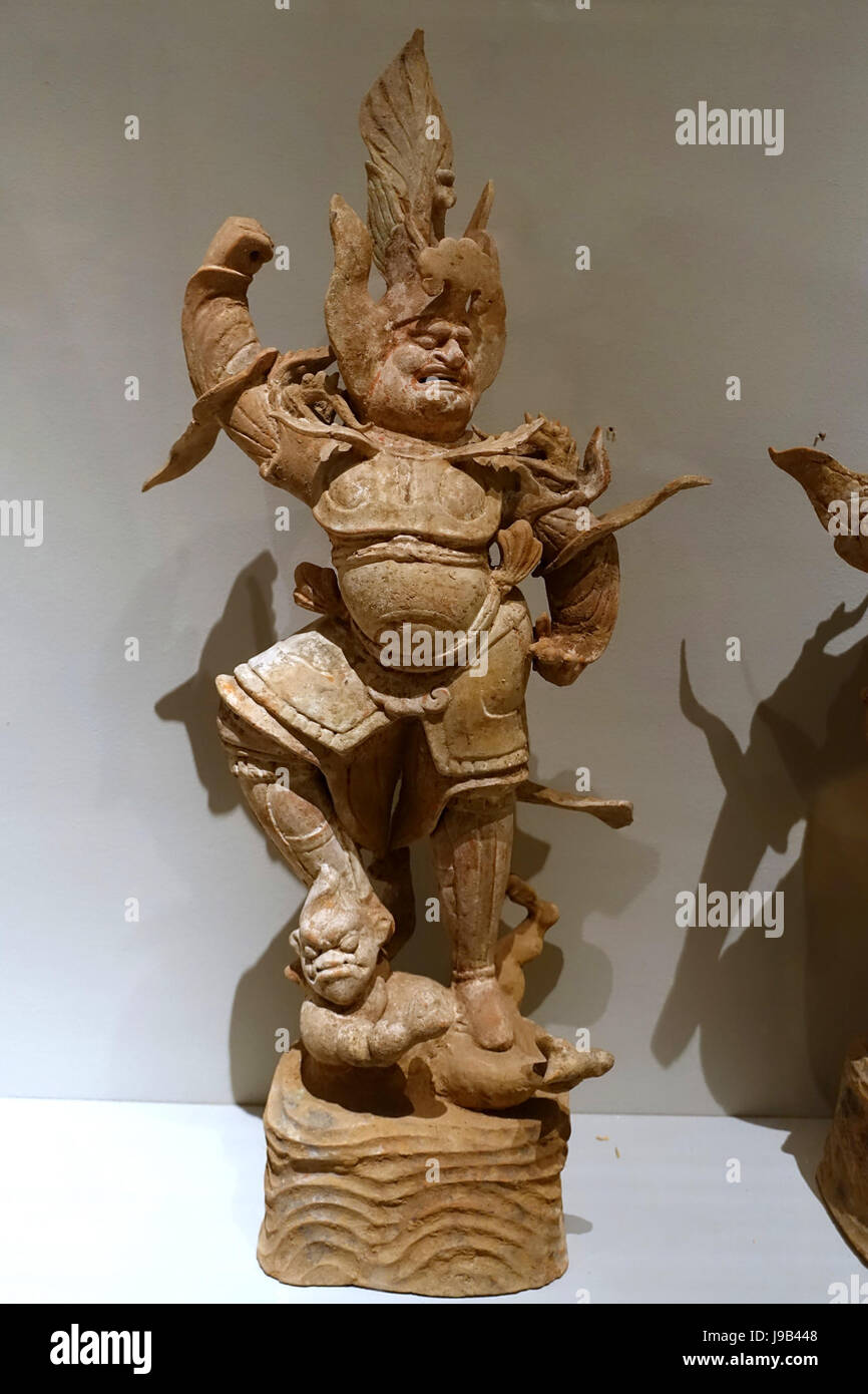 Two Lokapala, 1 of 2, China, first half of Tang dynasty, 619 907 AD ...