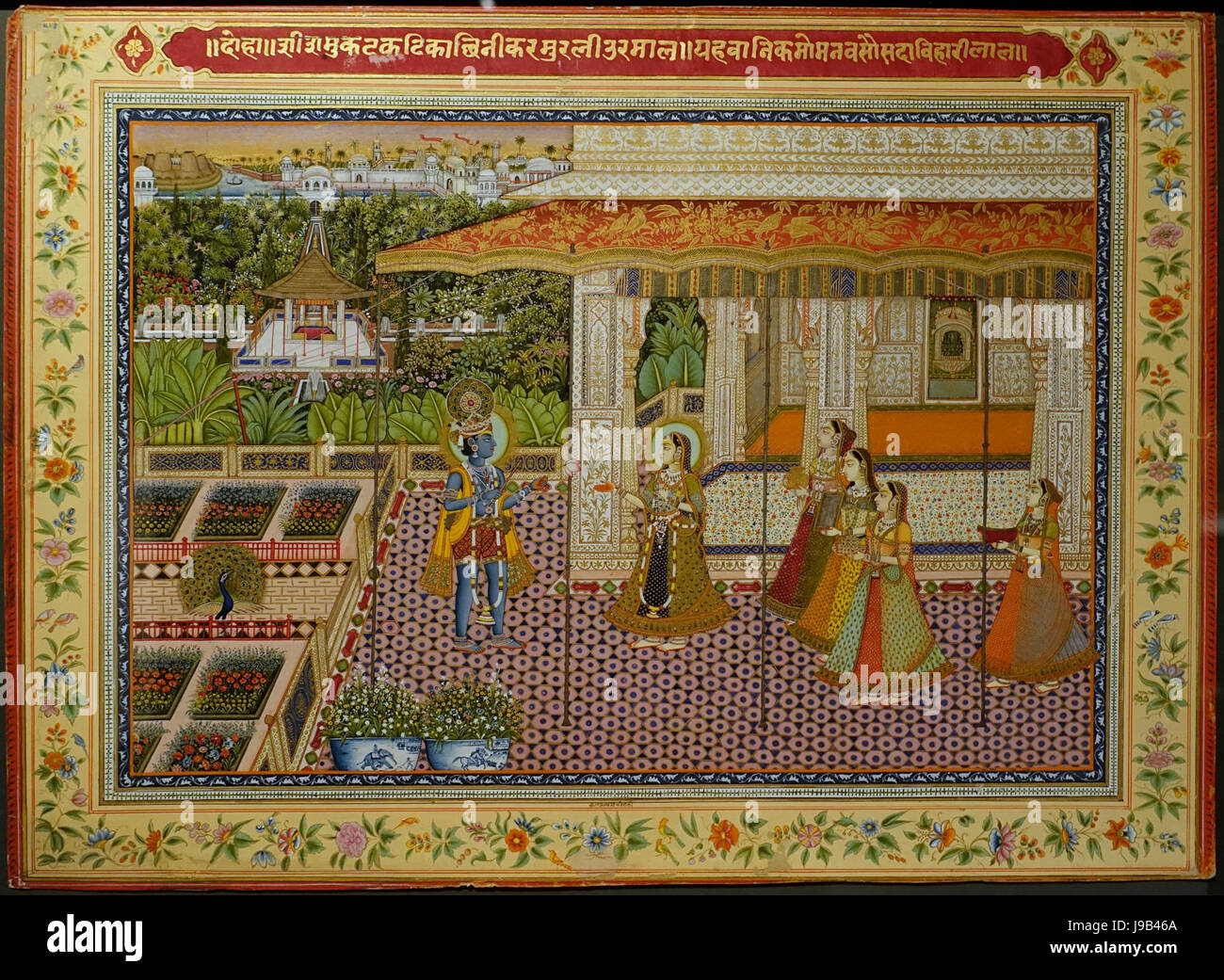 Radha and Krishna set, 3 of 7, by Govinda Chatera Chota for the Satasai ...