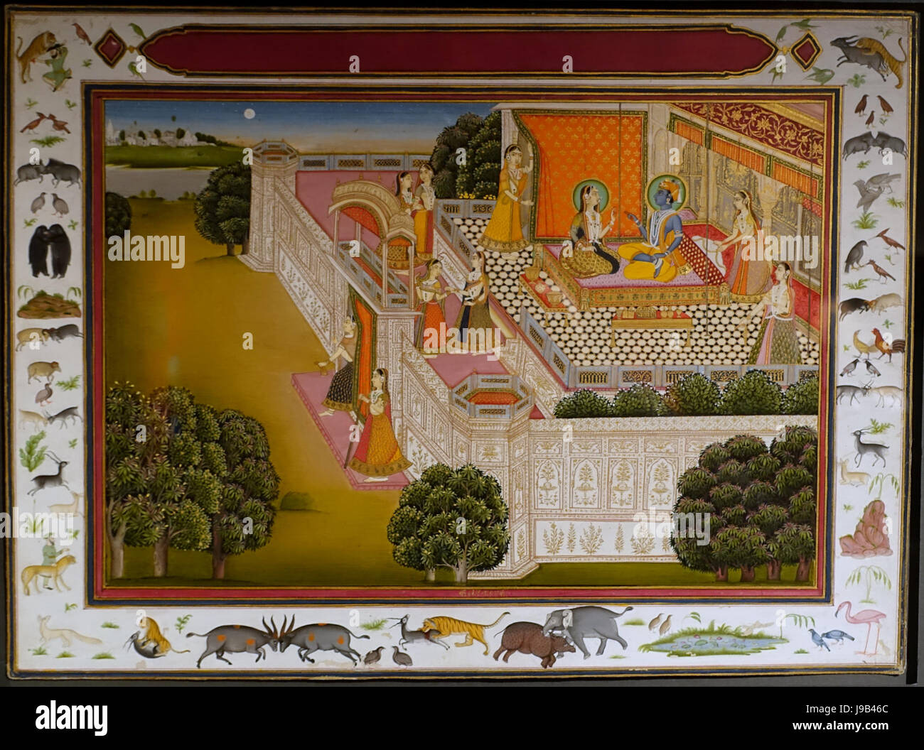 Radha and Krishna set, 5 of 7, by Govinda Chatera Chota for the Satasai ...