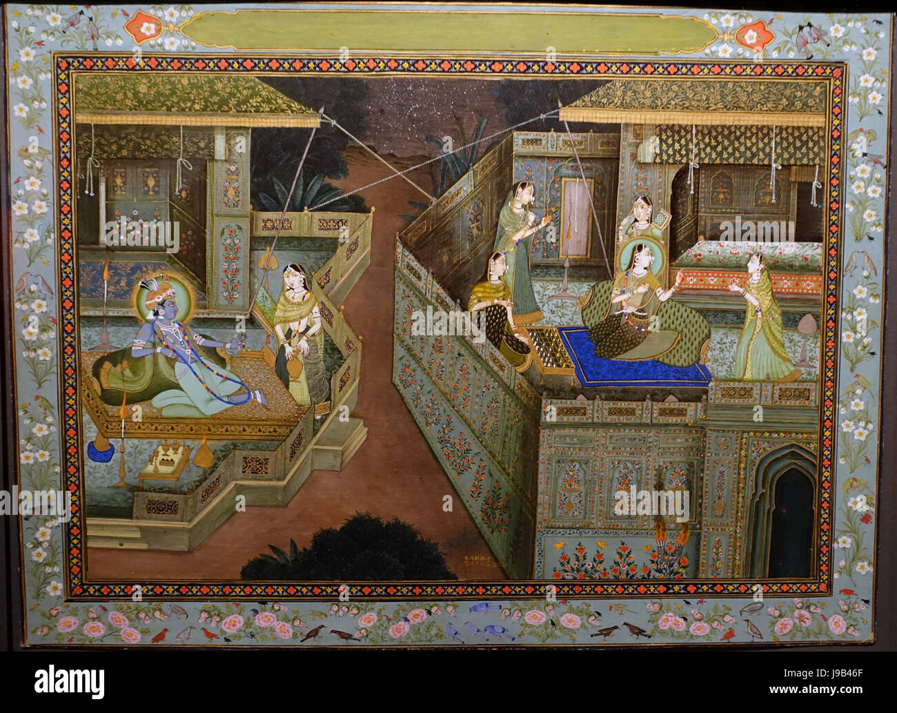 Radha and Krishna set, 7 of 7, by Govinda Chatera Chota for the Satasai ...