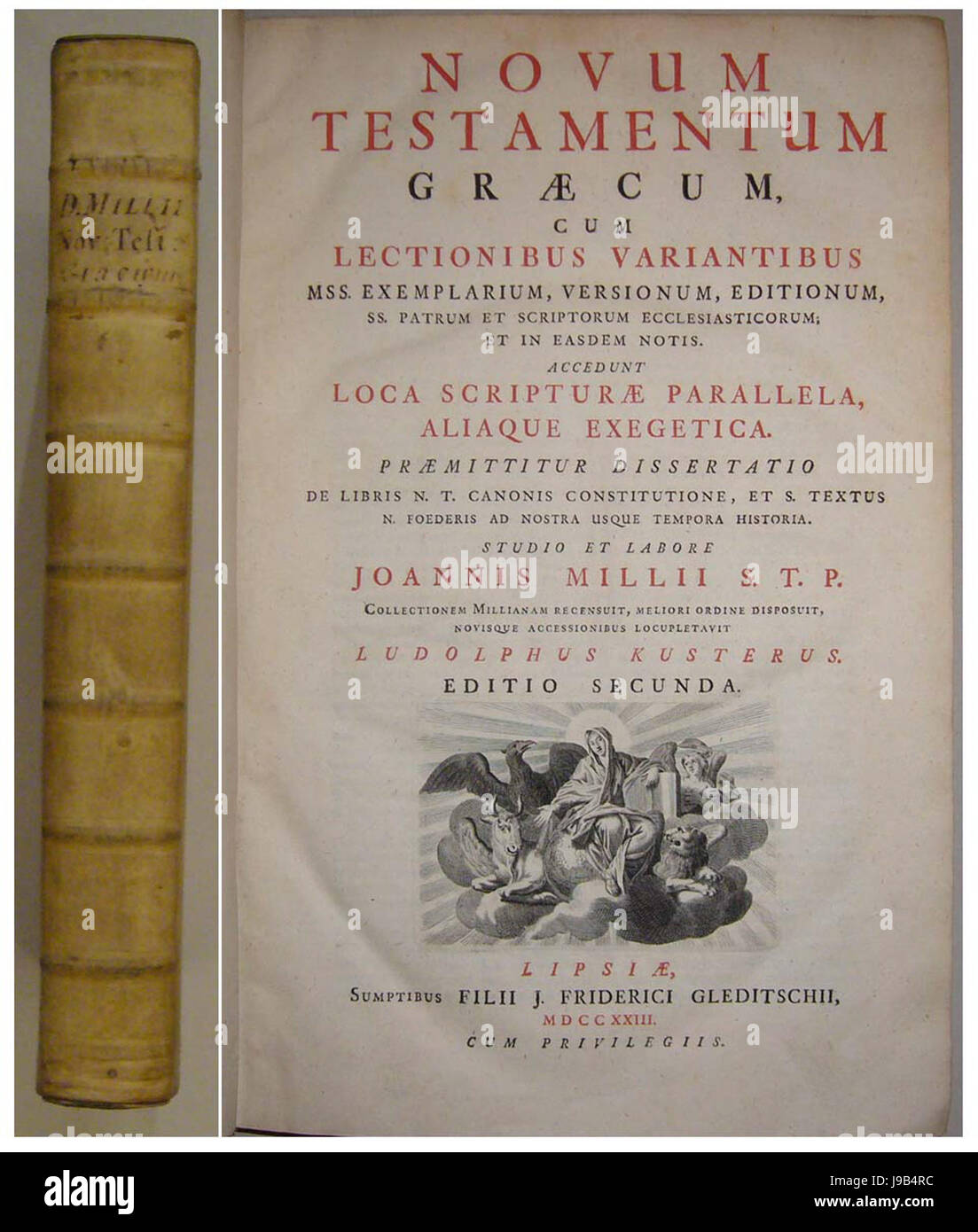 Novum testamentum graecum mill Stock Photo - Alamy