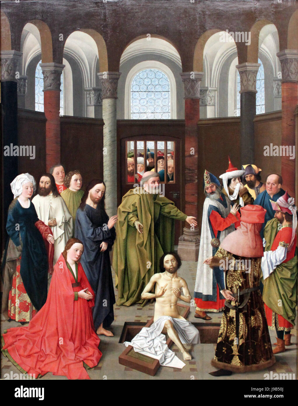 1455 Ouwater Die Auferweckung des Lazarus anagoria Stock Photo - Alamy