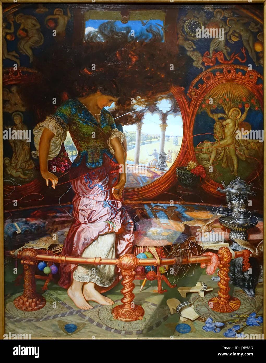 Lady of shalott holman hunt hi-res stock photography and images - Alamy