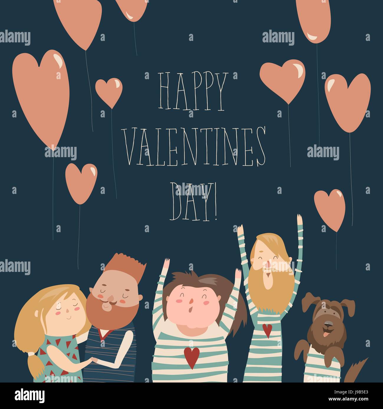 Couple love happy embrace Stock Vector Images - Alamy