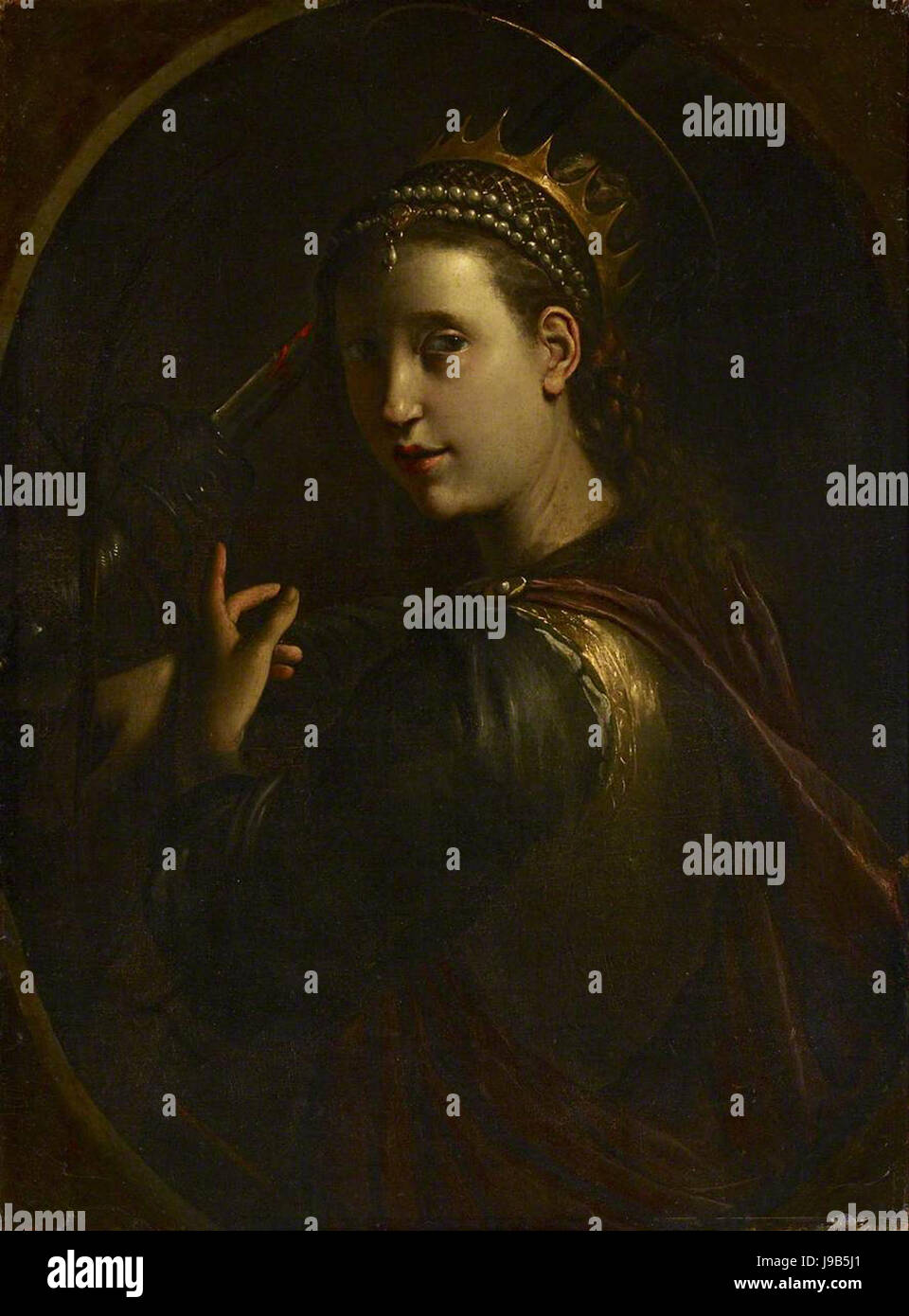 Pietro Paolini St Catherine of Alexandria Stock Photo - Alamy