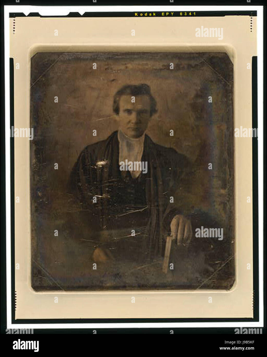 This portrait photograph, taken by Mathew Brady, features Rev. Henry ...