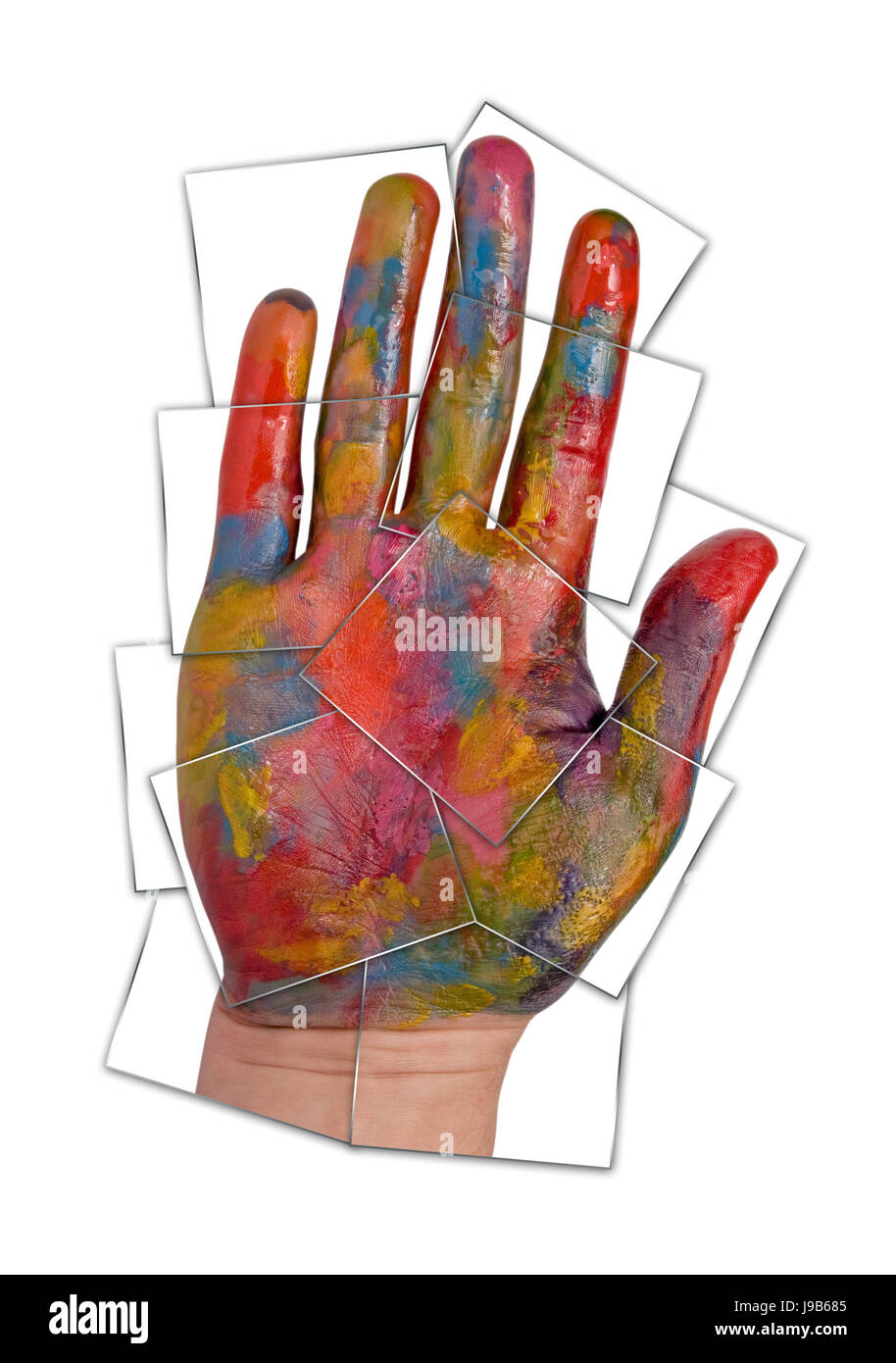 hand, art, colour, arm, collage, watercolor, dyer, staint, pigment ...