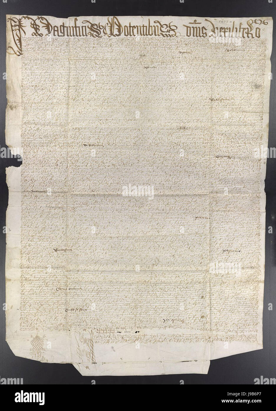 Pius III judgment 1500 Stock Photo - Alamy