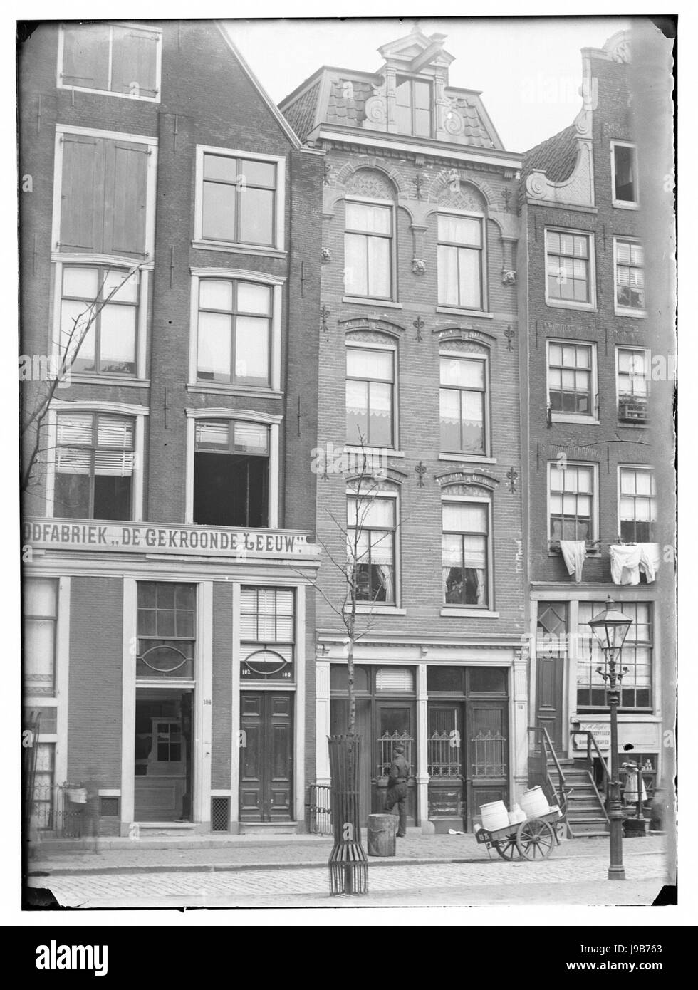 Westerstraat 96 tm 104 (vrnl) Jacob Olie (max res Stock Photo - Alamy