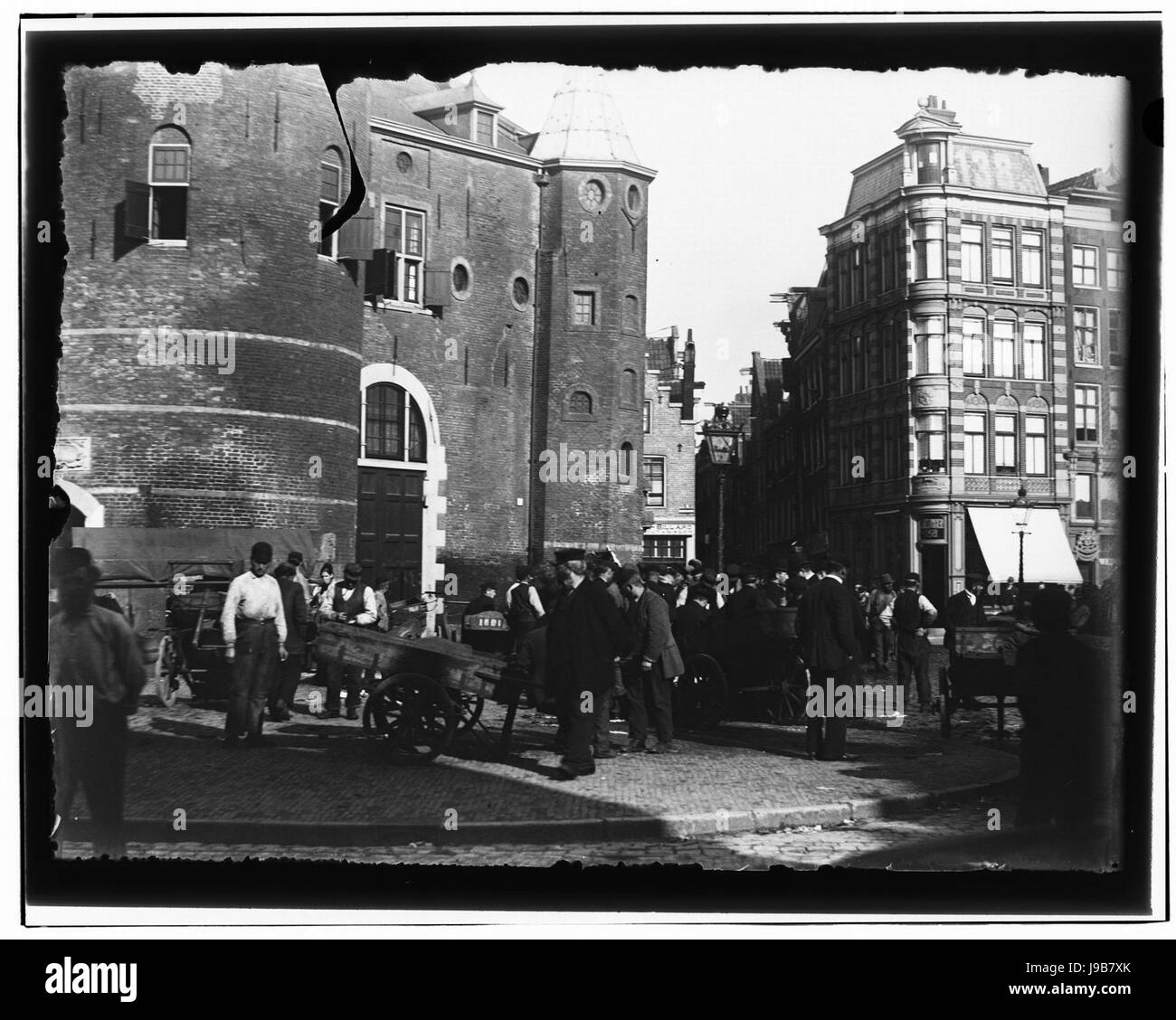 Nieuwmarkt, amsterdam Black and White Stock Photos & Images - Alamy