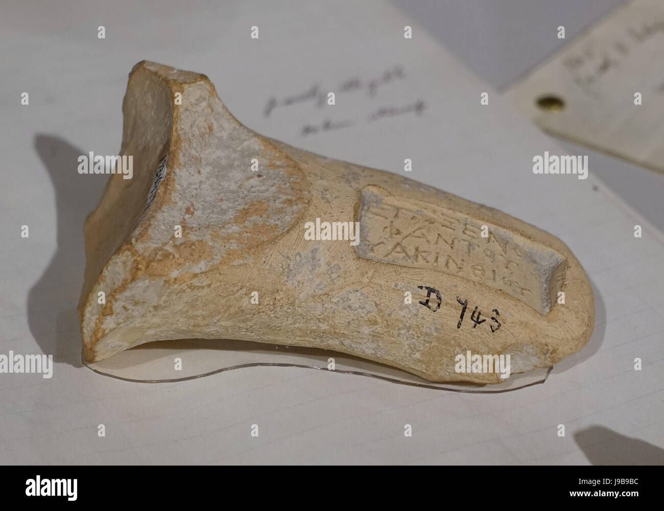 This stamped Rhodian jar handle, dating from the mid-2nd century BC ...